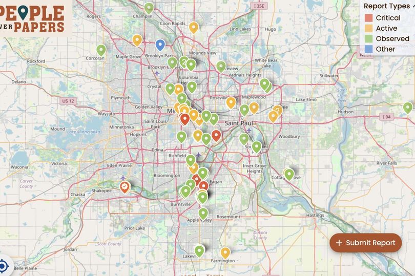 Terrifying new map show ICE flooding all of Minnesota as DHS doubles ...