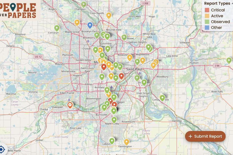 Terrifying new map show ICE flooding all of Minnesota as DHS doubles ...