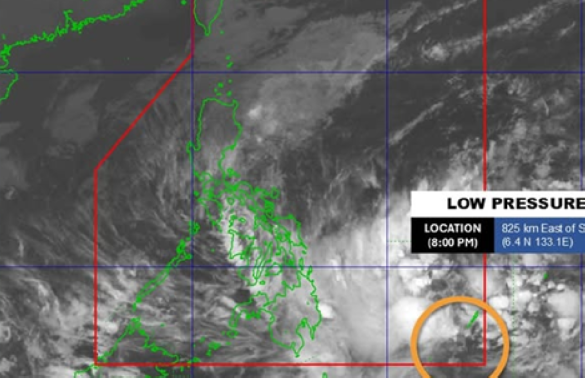 LPA off Davao likely to develop into tropical depression, to be named 'Ada'