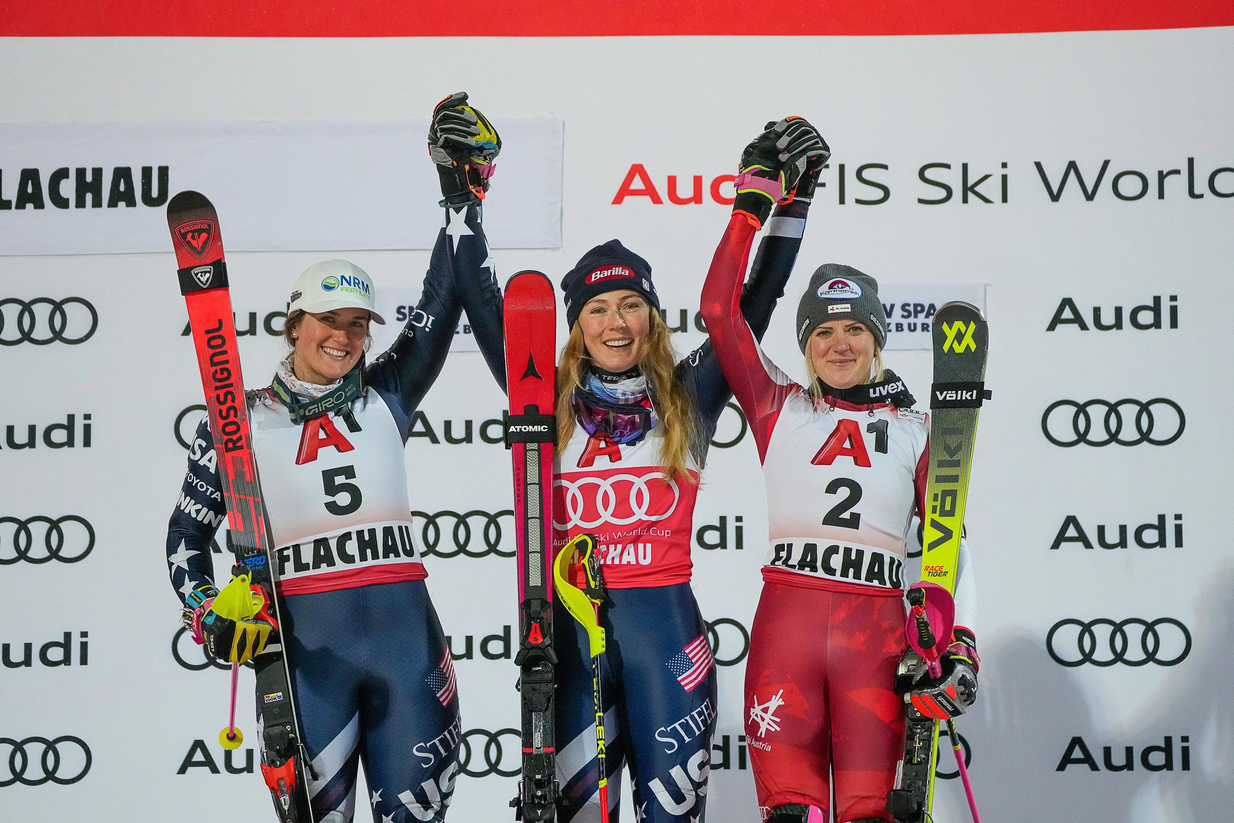 Mikaela Shiffrin gets sixth World Cup win of season, goes 1-2 with ...