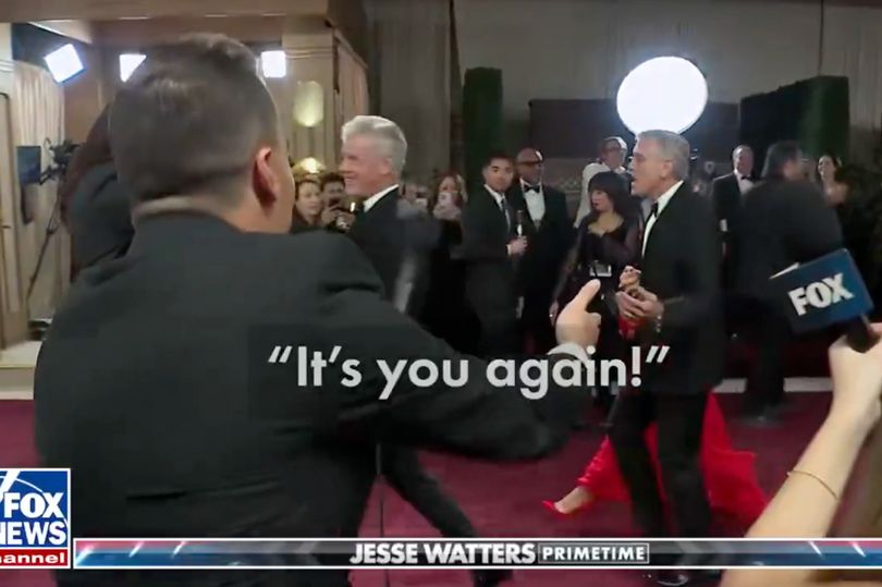 George Clooney snubs Fox News while walking Golden Globes red carpet event