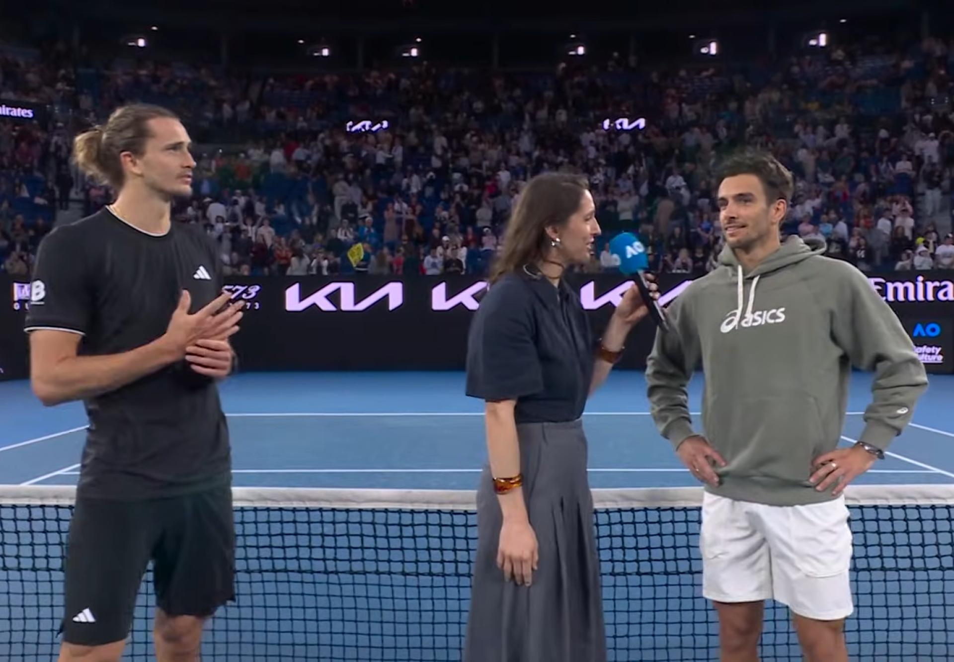 Alexander Zverev tops injured Lorenzo Musetti in pre-Australian Open clash