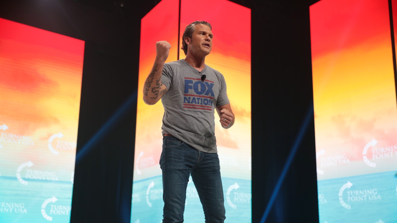 Hegseth torches 'cowardly' defense culture during explosive Starbase tour