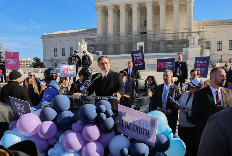 Speaker Johnson urges Supreme Court to uphold sports ban