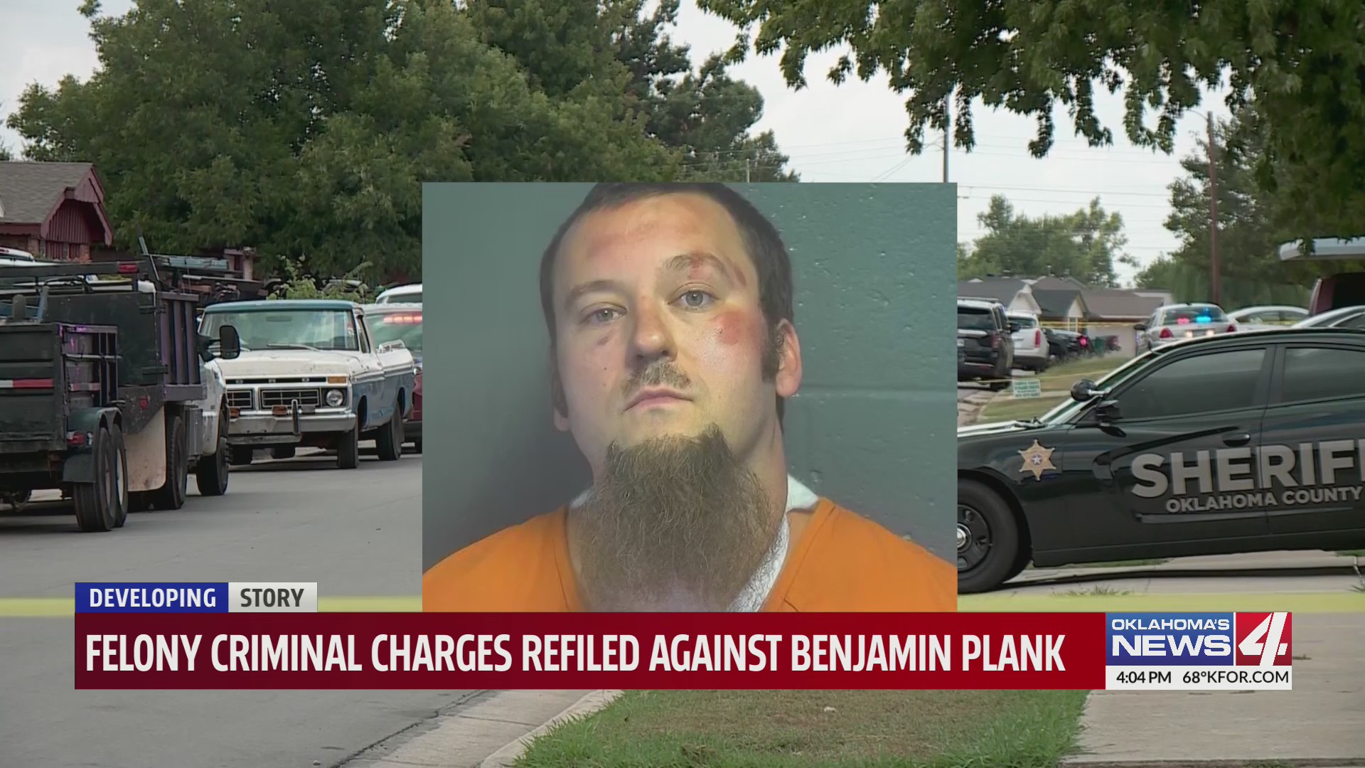Felony criminal charges refiled against Benjamin Plank