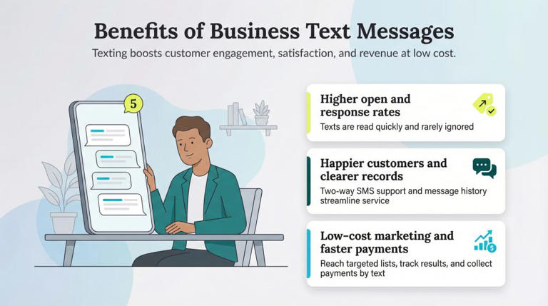 How to increase sales with business text messages