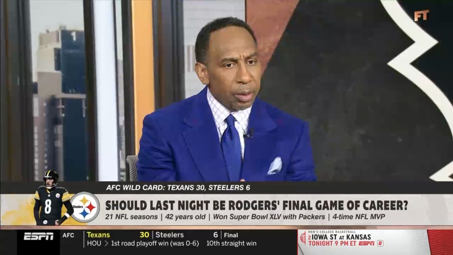 Stephen A Smith apologizes for Charlie Kirk mistake