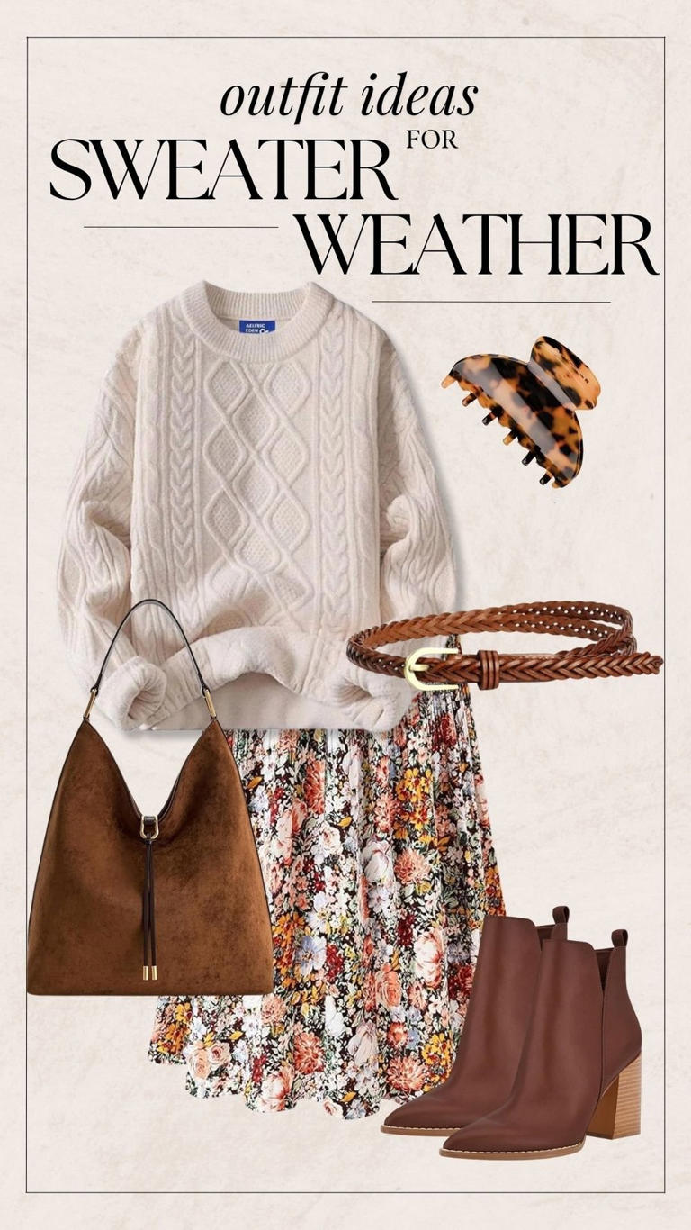 20 cozy sweater outfit ideas for chilly weather