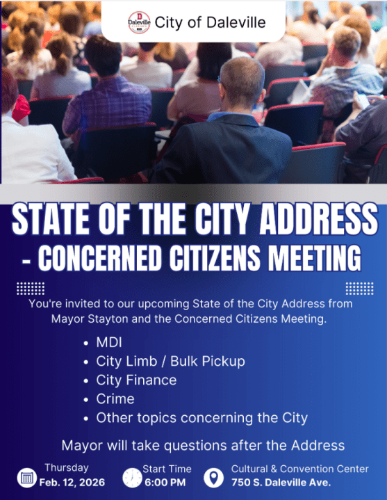 Mayor of Daleville to address city concerns in upcoming speech