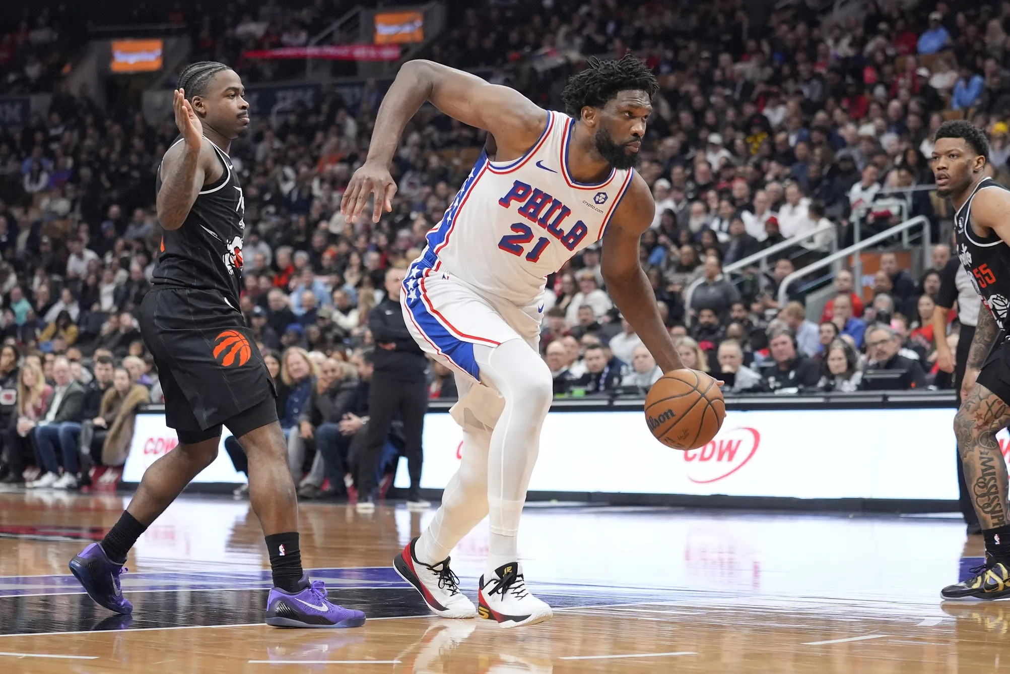 Embiid powers 76ers past Raptors as Philly regains its edge