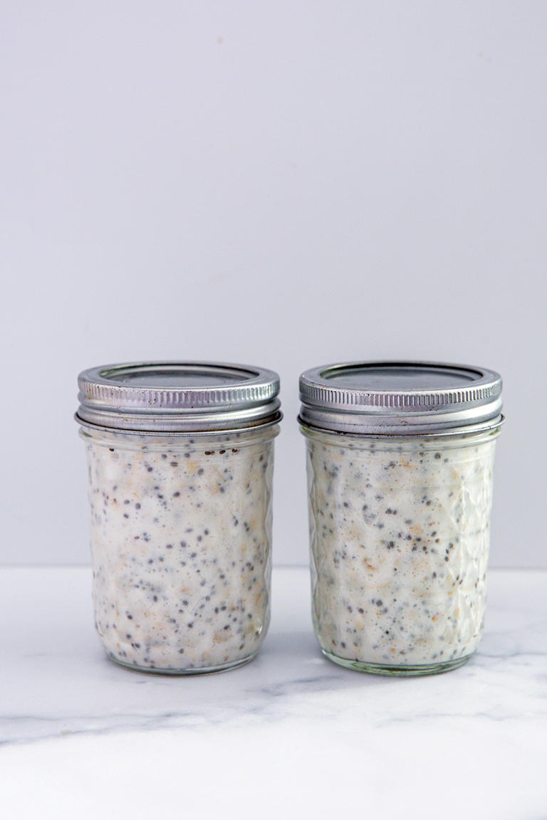 High-protein overnight oats