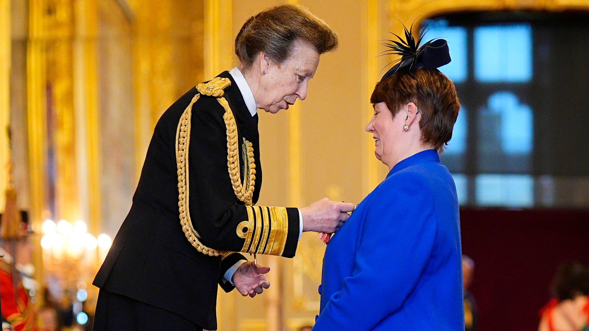 Princess Anne hosts first investiture of the year amid King Charles's ...