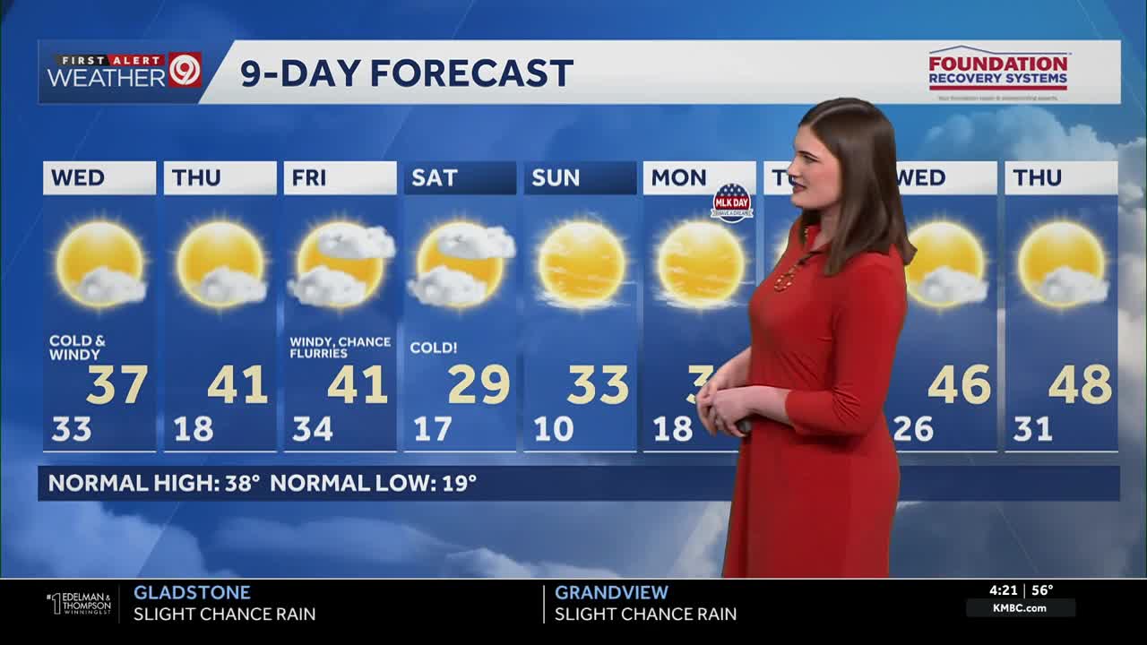 Kansas City Jan. 13 forecast: Cold front moving in this evening; chilly ...