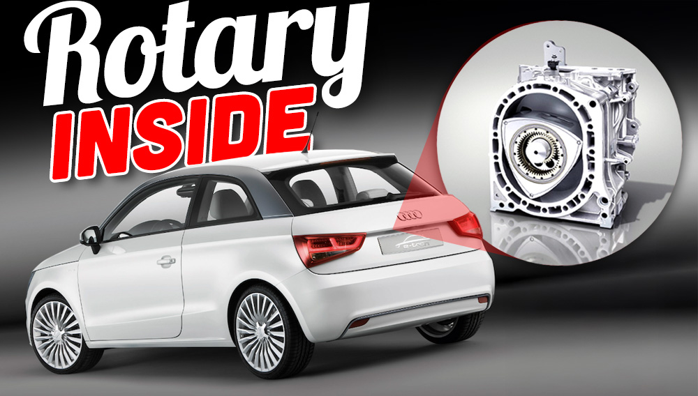 I bet you all forgot that Audi made a modern car with a rotary engine
