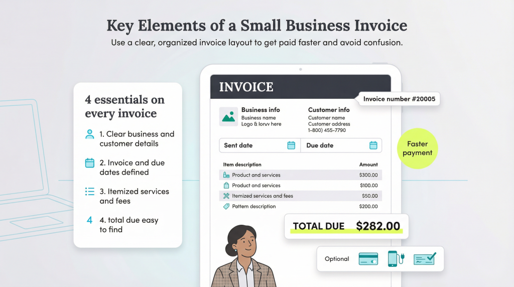 10 critical elements of professional invoices