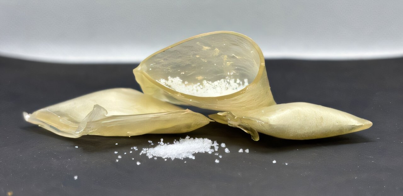 Starch sachets release fertilizer in a controlled manner and can ...