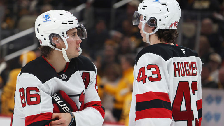 Devils’ Jack Hughes literally never watched a Wild game until brother ...