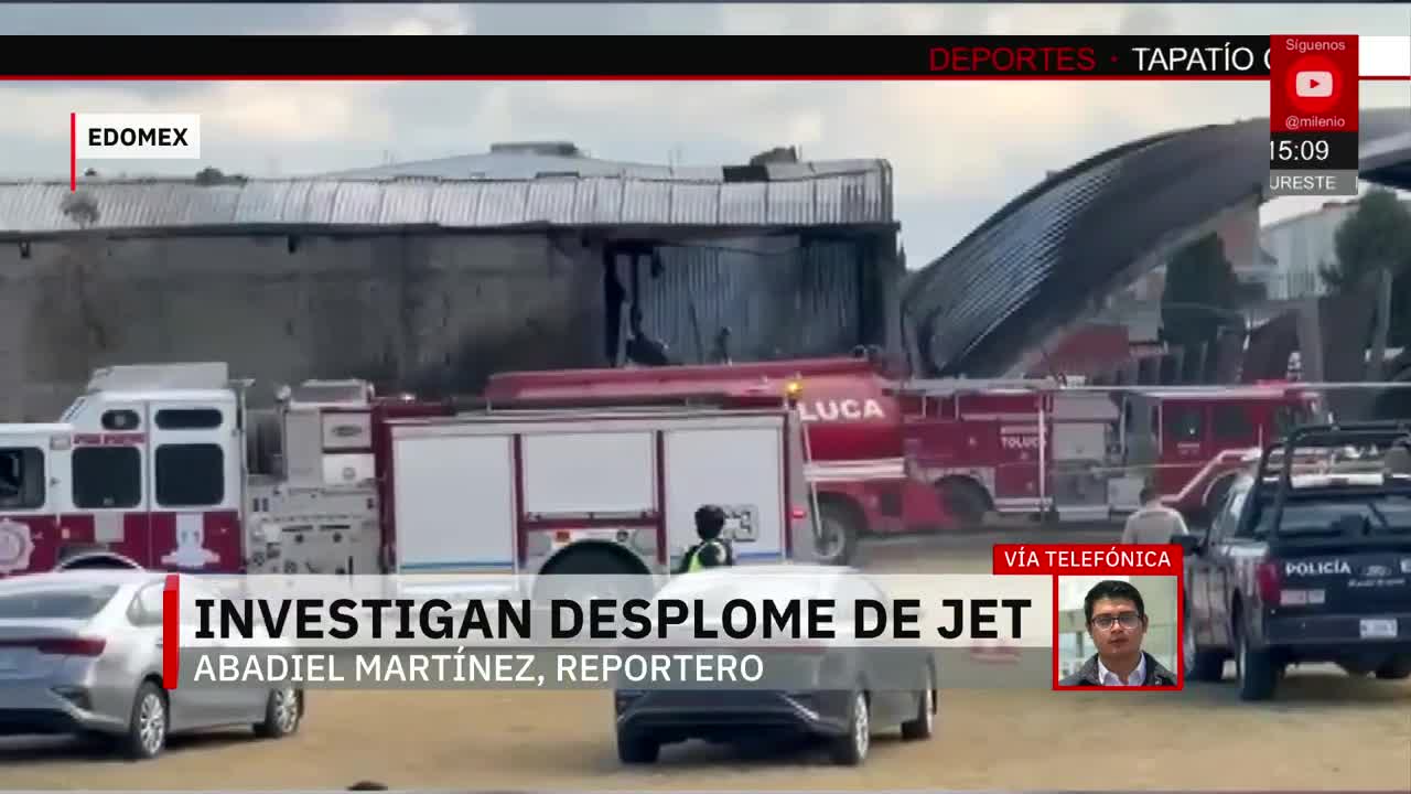 Avanzan investigaciones por desplome de jet privado cerca del ...