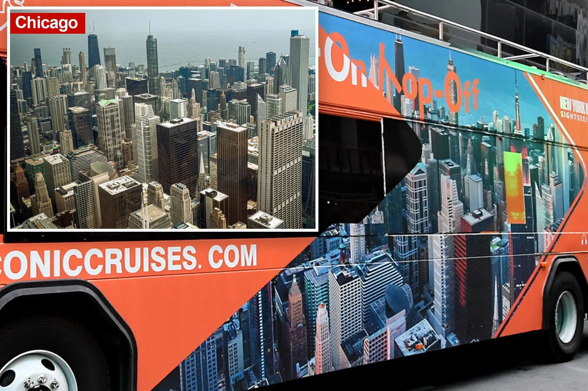 NYC tour bus company called out for displaying wrong city on ...