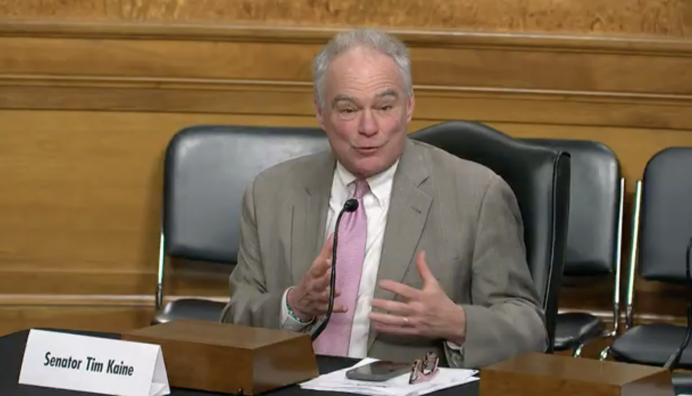 'It's not surprising': Tim Kaine blasts Trump for undermining fair ...