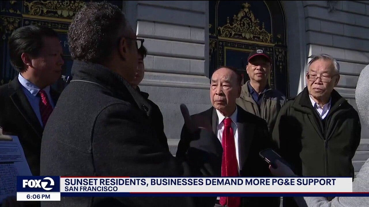 Sunset District residents demand more PG&E relief following SF outage