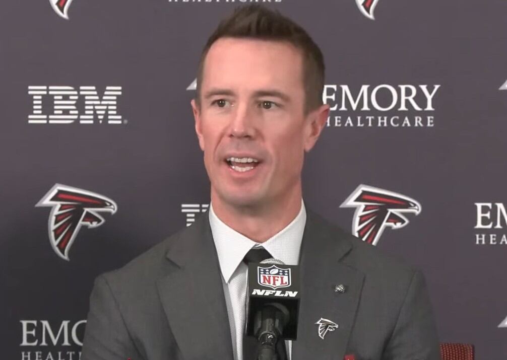 Matt Ryan introduced as Atlanta Falcons’ first-ever president of football