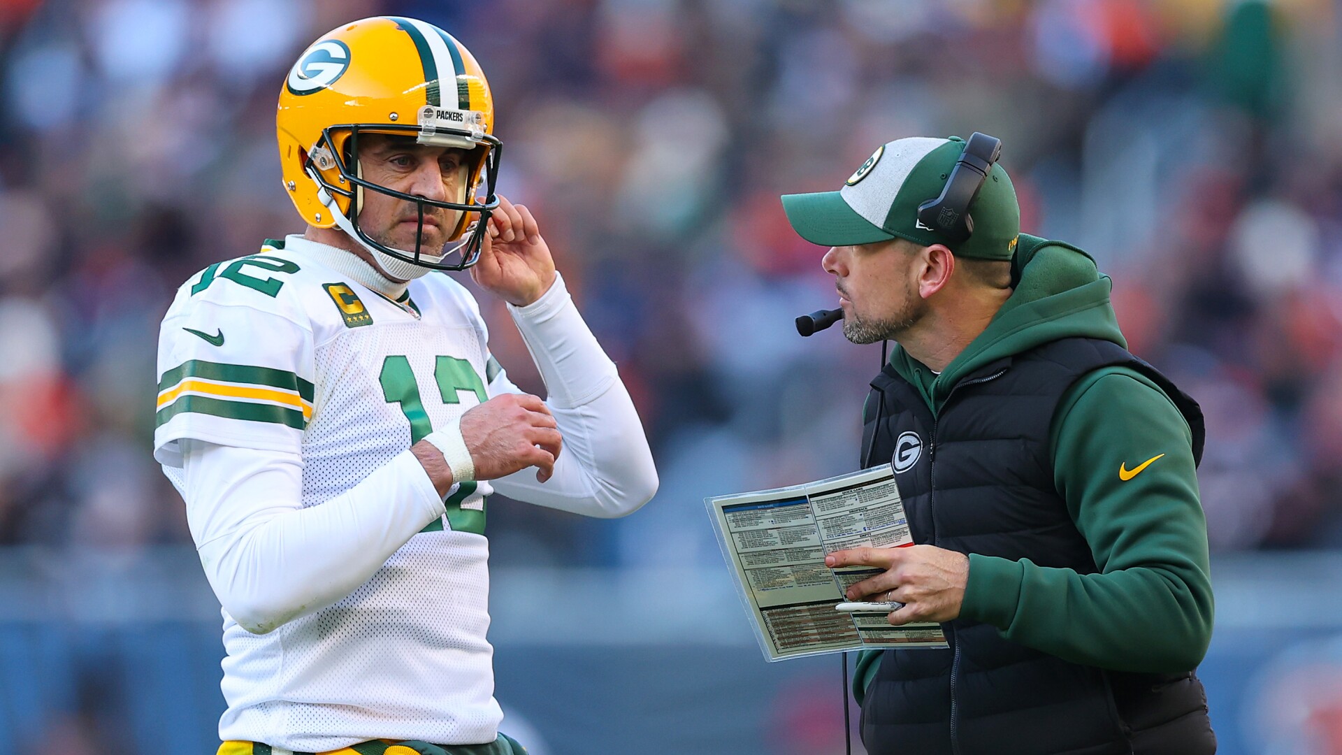 Matt LaFleur is left speechless by Aaron Rodgers's comments