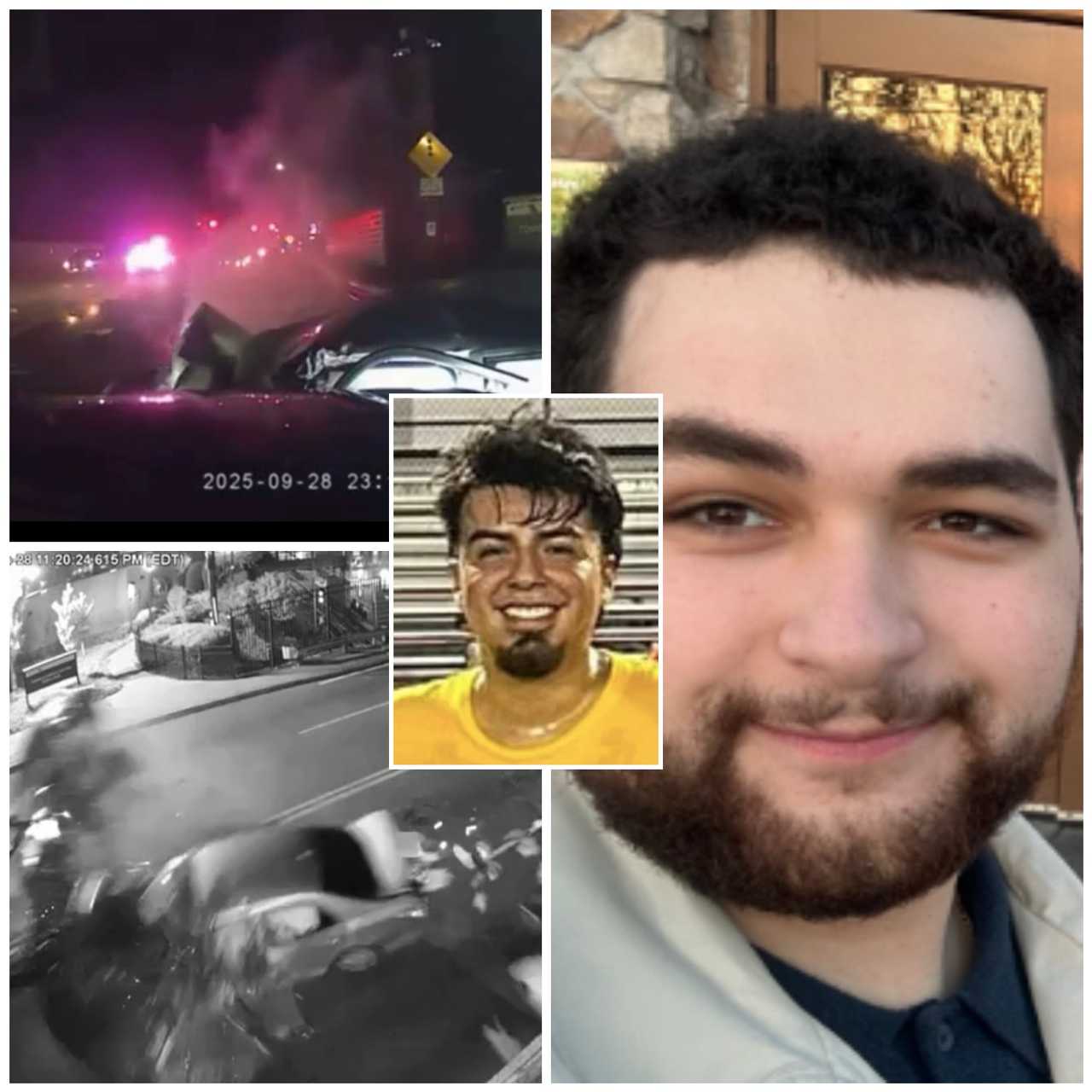 Dashcam shows head-on crash caused by fleeing driver that left 2 dead ...