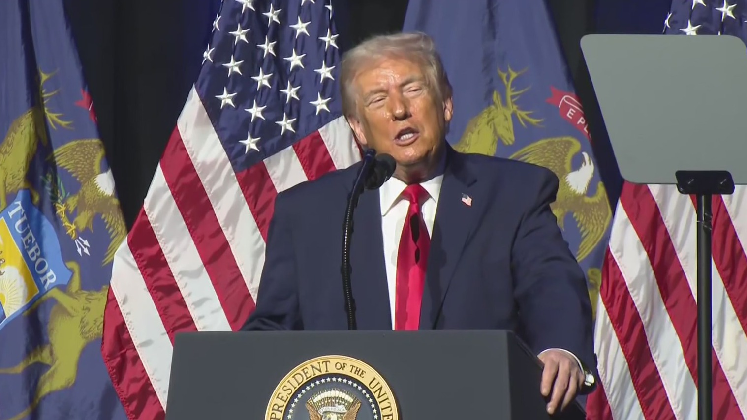 President Trump addresses Detroit Economic Club