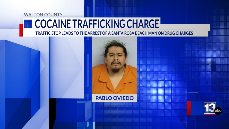 Santa Rosa Beach man faces cocaine trafficking charges