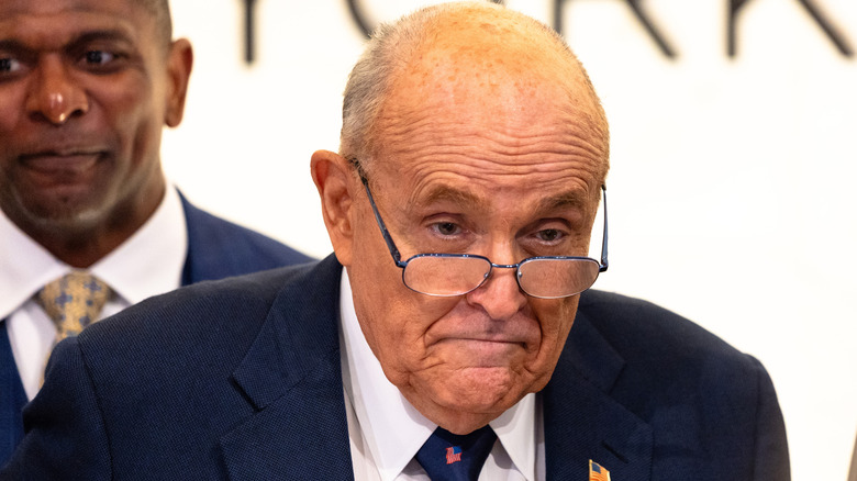 Rudy Giuliani's awkward boomer move at Mar-a-Lago party will haunt him ...