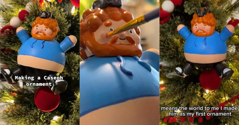A clever fan made a Christmas ornament of Twitch streamer CaseOh and it ...