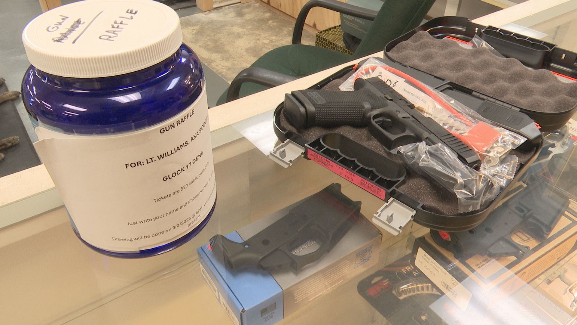 Stone Arms gun store holds fundraiser for injured Mobile police officer