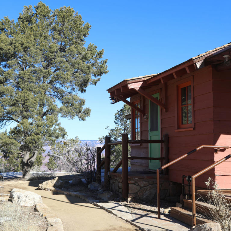 Waking up to sunrise from a Bright Angel Lodge rim-view cabin is the ...