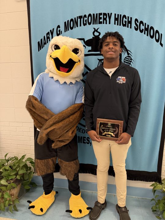 DJ Broughton of Mary G Montgomery High School