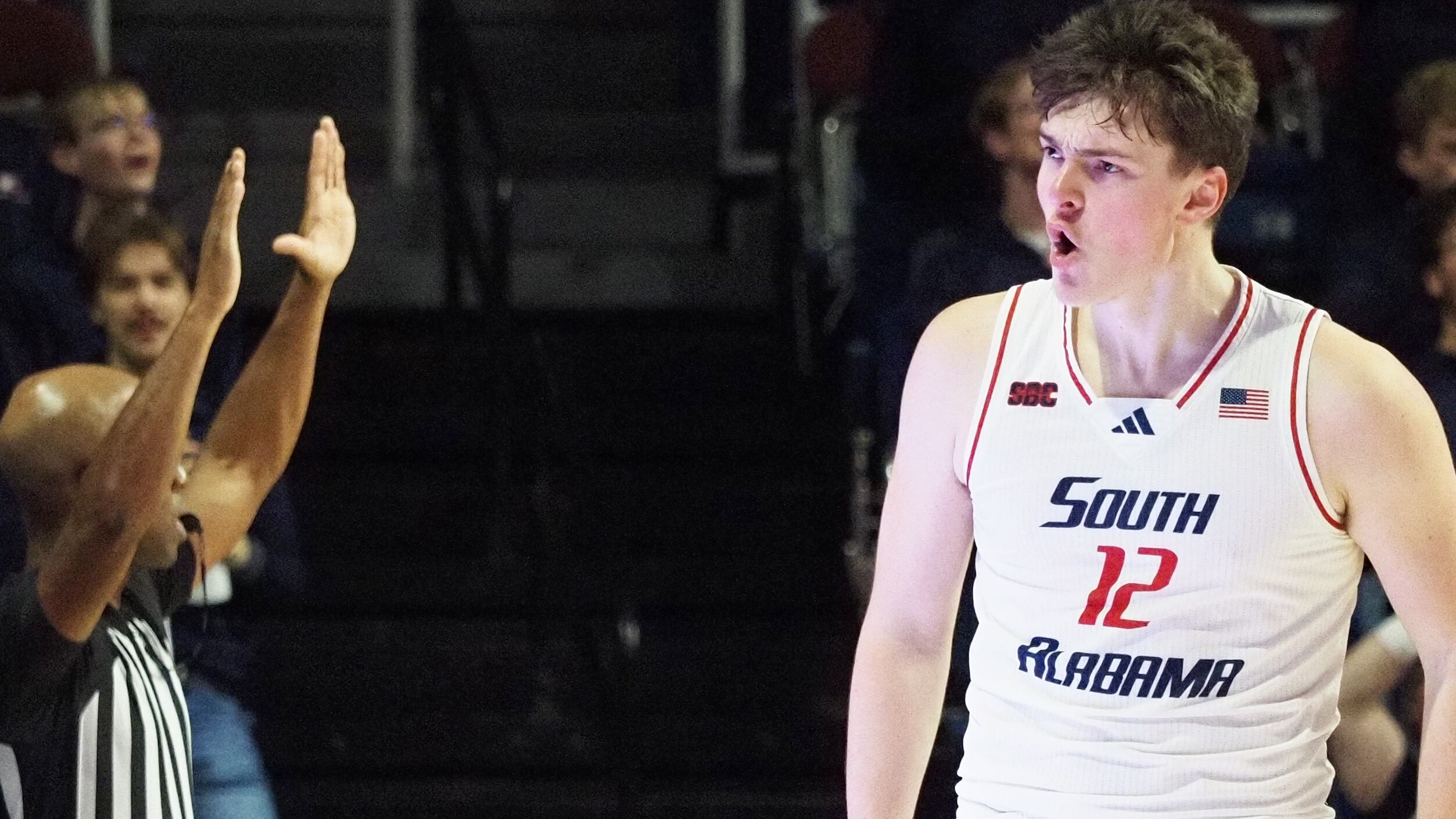 South Alabama basketball’s Adam Olsen honored by Sun Belt Conference