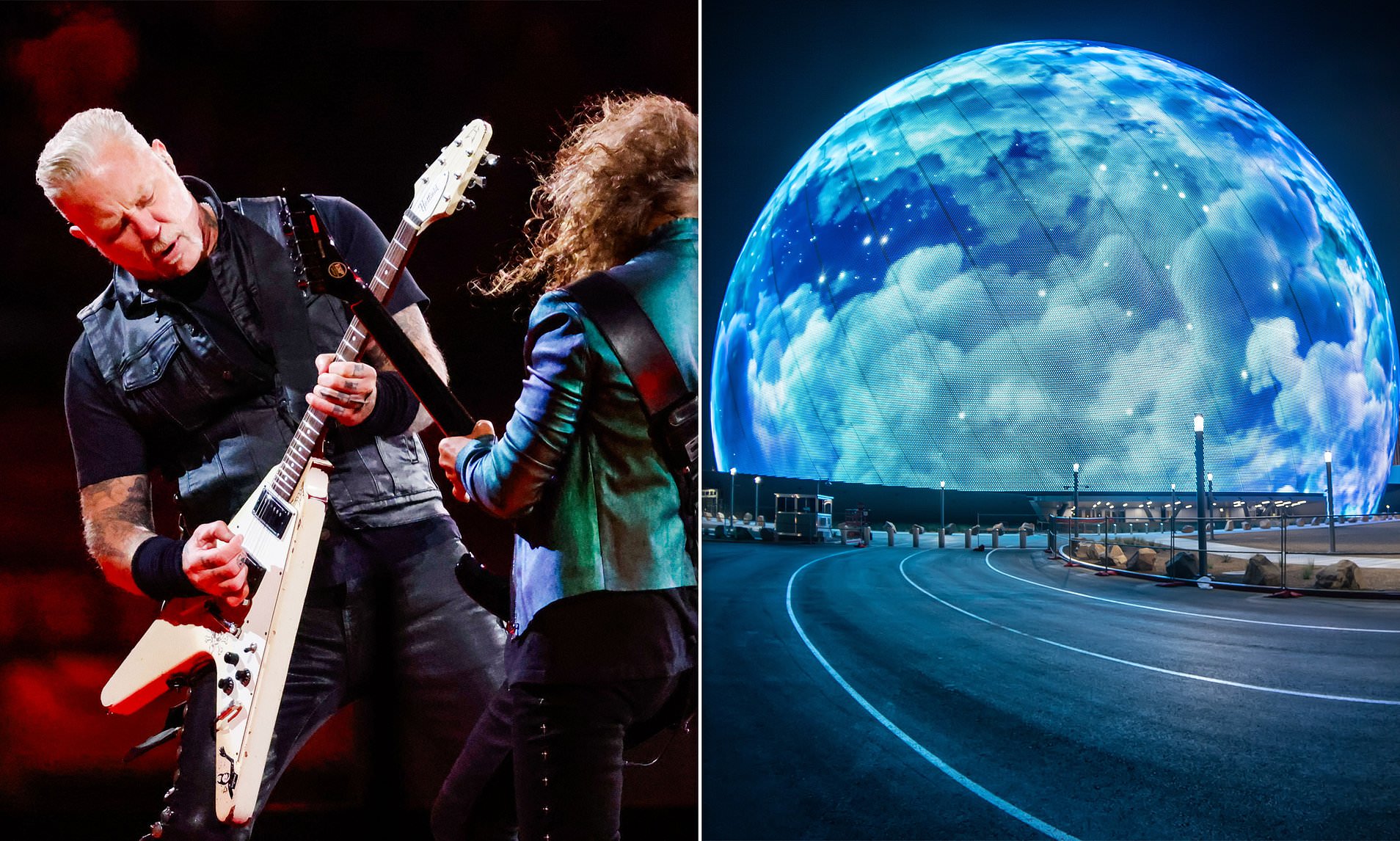 Metallica 'ironing out deal for a residency at Las Vegas' famous Sphere ...