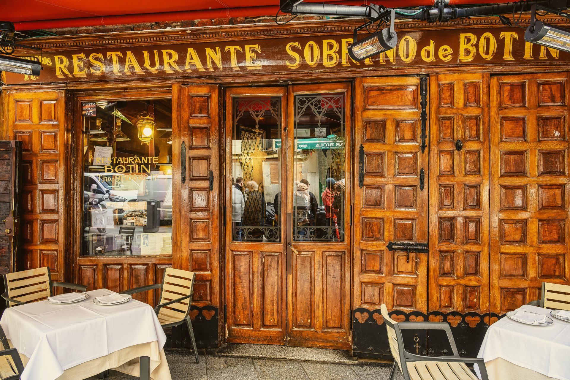 This is Sobrino de Botín, regarded as the world's oldest restaurant