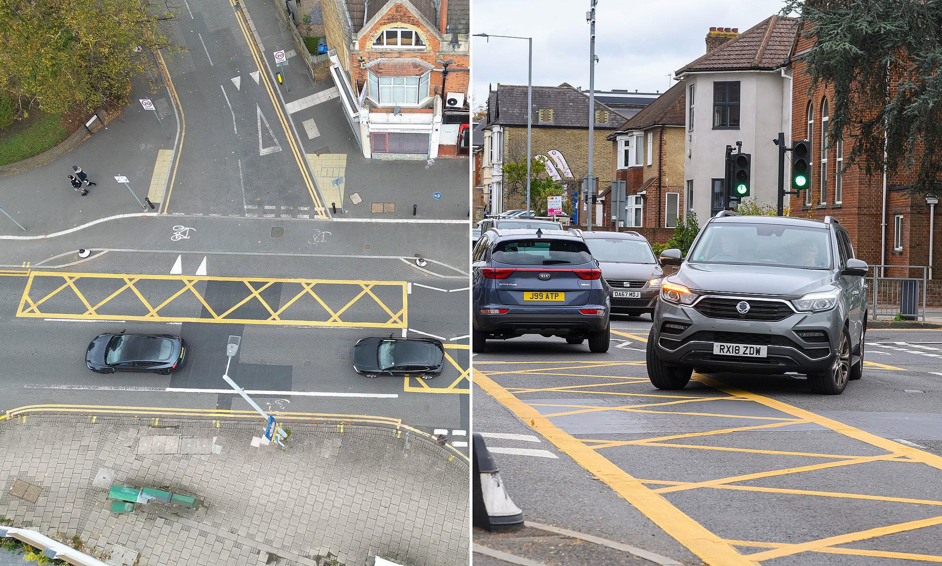 Fury as 'cash cow' yellow box junctions netting £450,000 in eight ...