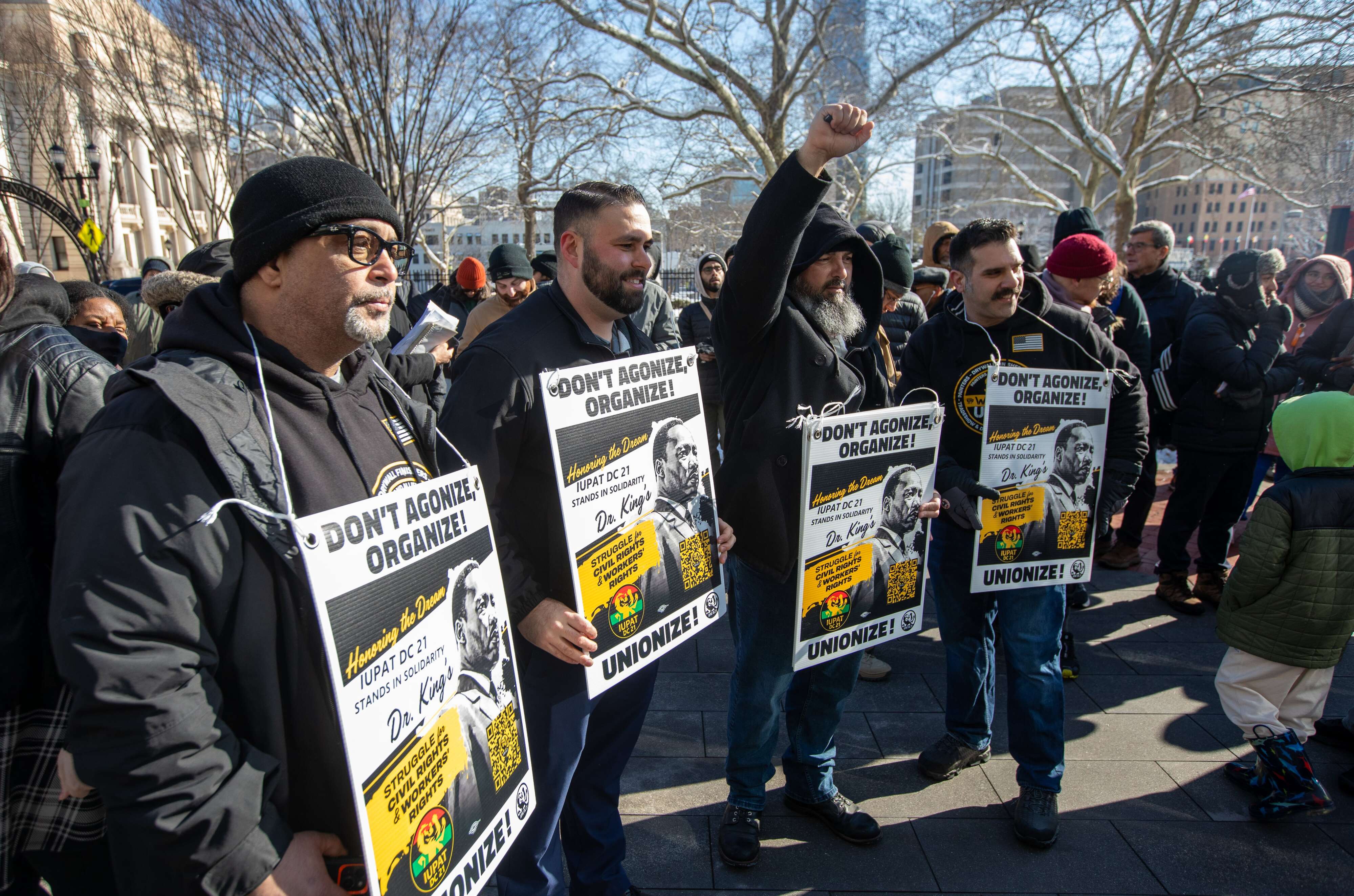 ‘We are not afraid’: Hundreds march on MLK Day in Newark a year after ...