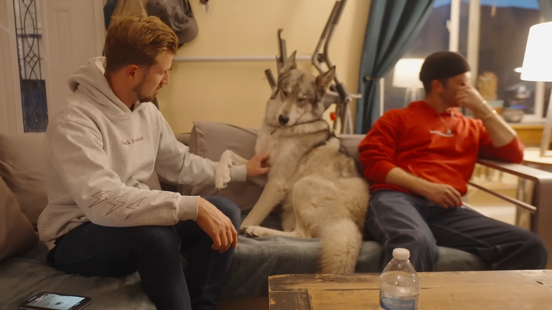 This man slept beside wolves... no leashes, no escape