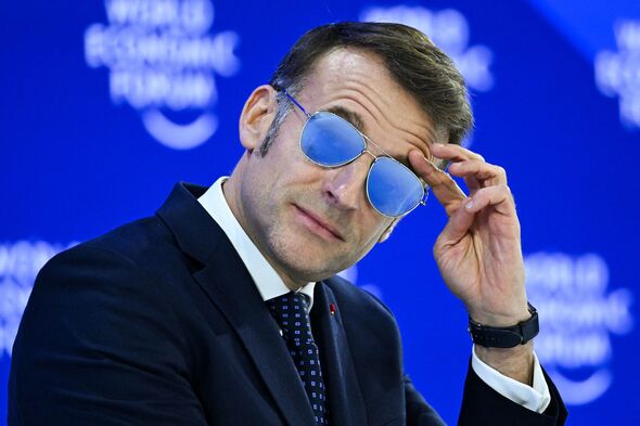 Emmanuel Macron health fears as French president's sunglasses baffle ...
