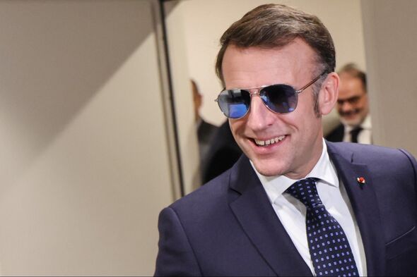 Emmanuel Macron health fears as French president's sunglasses baffle ...