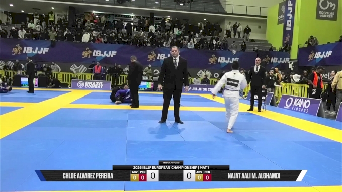 Najat Aali M Alghamdi vs Chloe Alvarez Pereira 2026 European Jiu-Jitsu ...