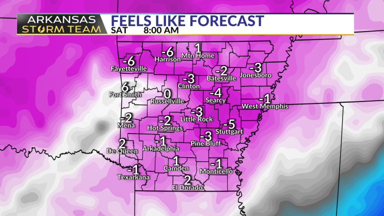 Arkansas Storm Team forecast: Cold weekend with winter precip possible