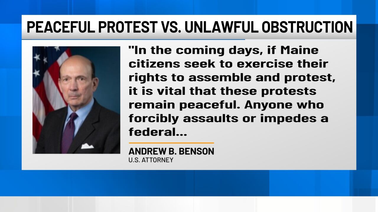 US attorney Benson issues statement on peaceful protest vs. unlawful ...