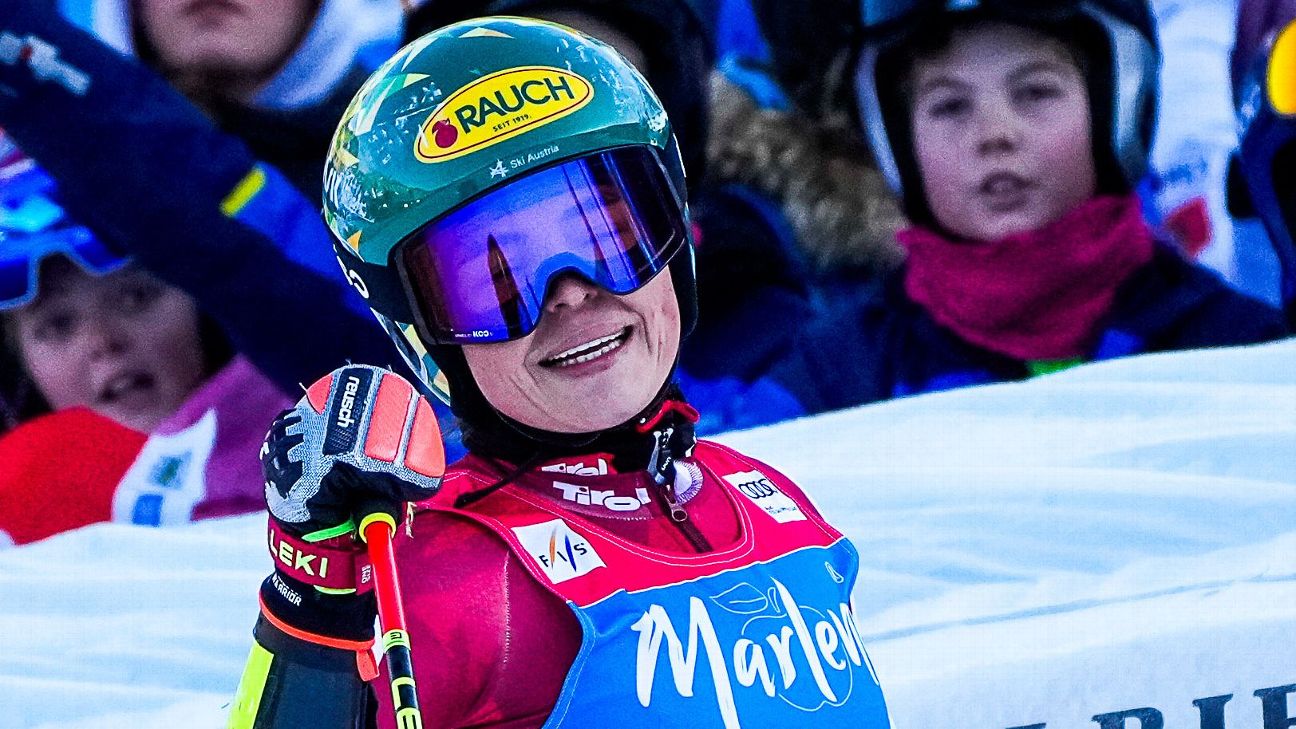 Austrian Julia Scheib wins 4th giant slalom ahead of Olympics