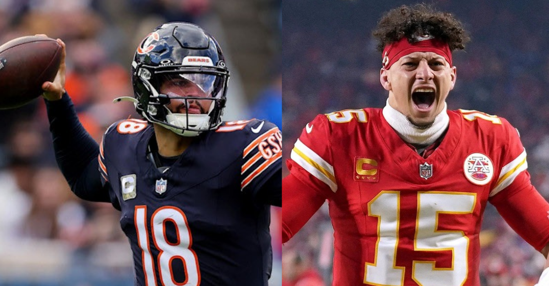 Patrick Mahomes’ one-word reaction says it all after Caleb Williams ...
