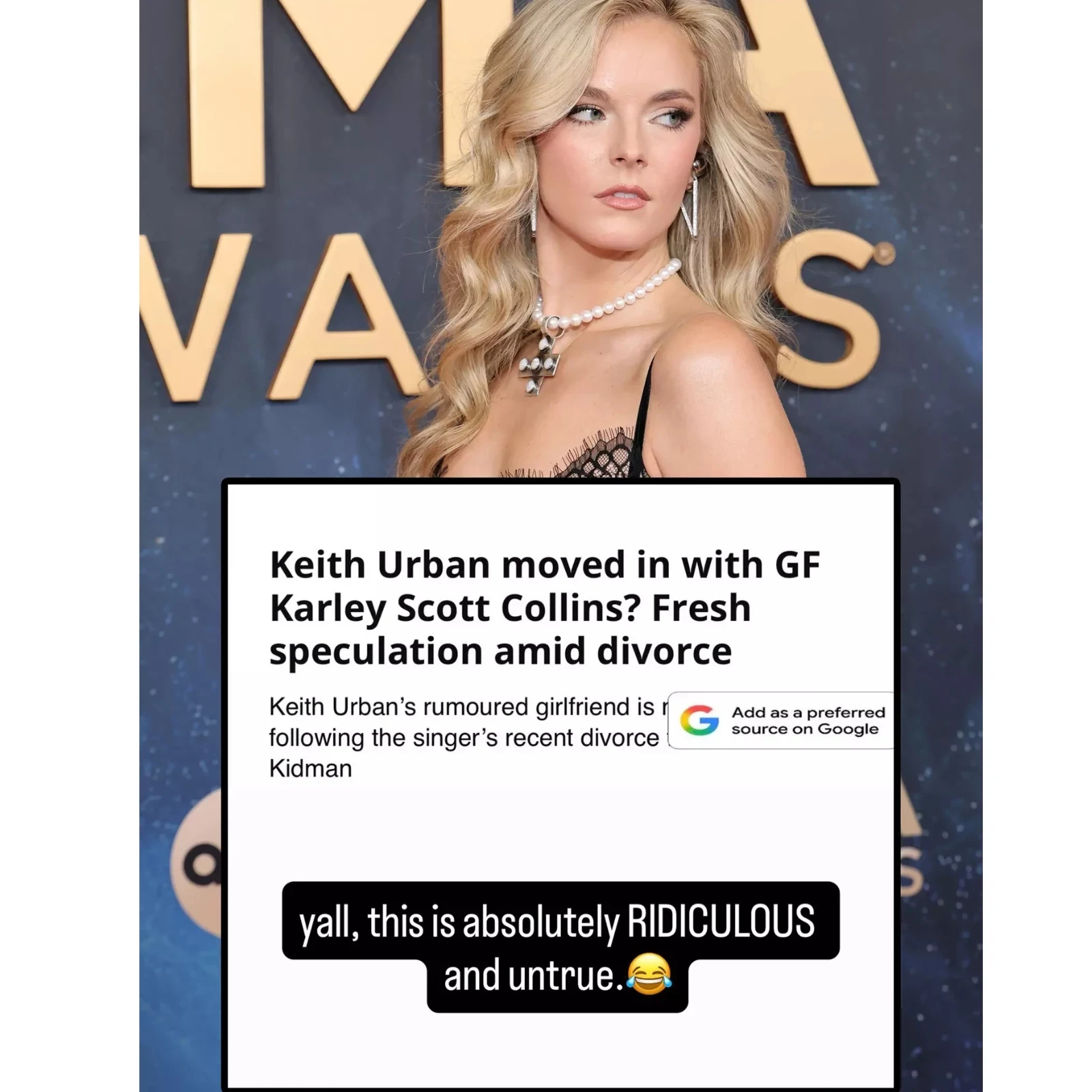 Who is Karley Scott Collins, the woman rumored to be dating Keith Urban?