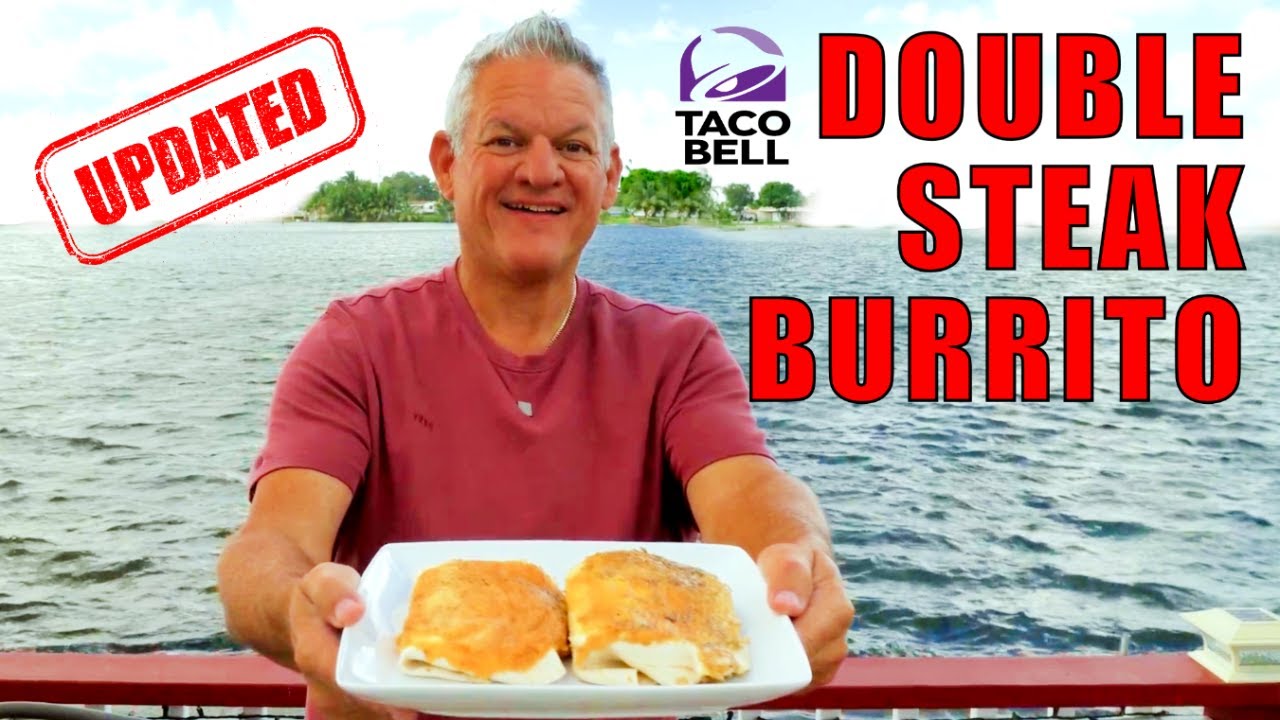 Taco Bell double steak grilled cheese burrito at home